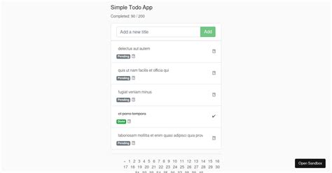 raxy vue todo codesandbox