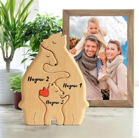 Дървено семейство мечки My Truck