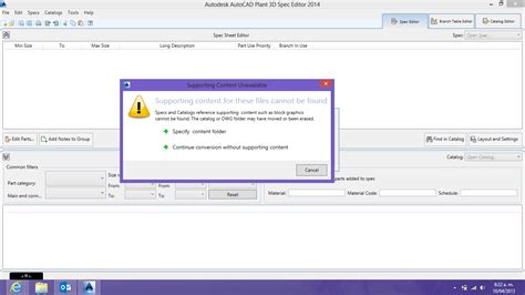Problems Migrating Specs Content Pack Autodesk Community