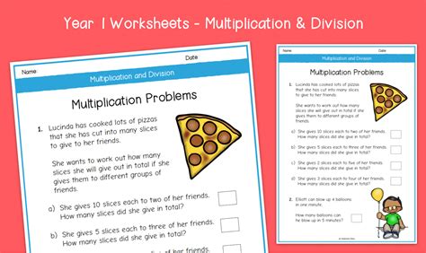 3rd Grade Math Worksheets Multiplication Word Problems Addition Word