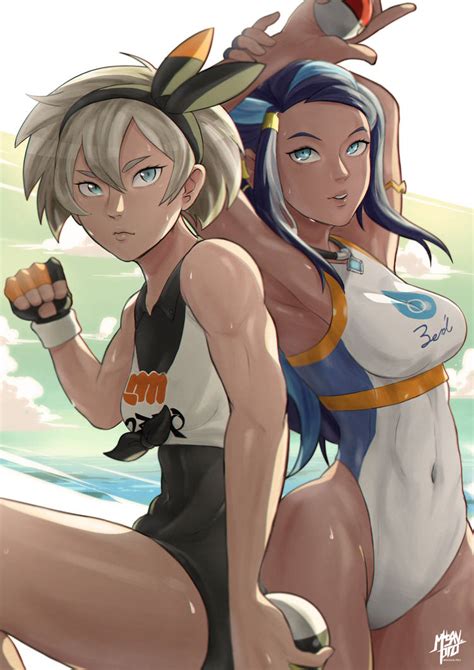 Bea And Nessa Pokemon Sword And Shield By Muflihfajar On Deviantart