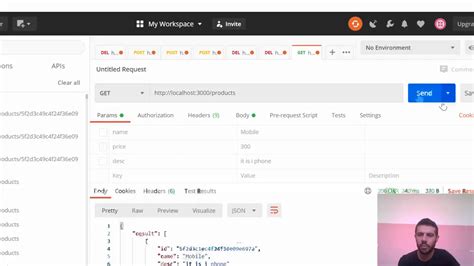 الدرس الاخير في جانب ال Api عمل Delete واستخدام Nodemon Youtube
