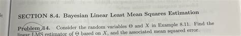 Solved Section 84 ﻿bayesian Linear Least Mean Squares