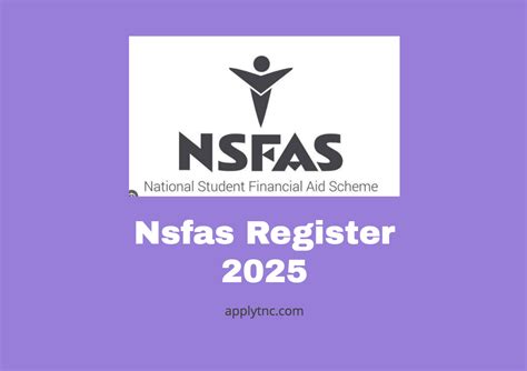 Nsfas Register 2025 Apply For College