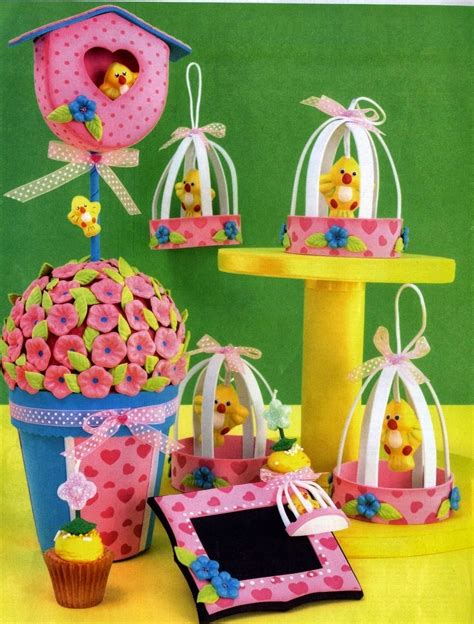 Como Hacer Un Pastel En Foamy Revistas De Manualidades Gratis