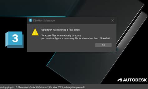 3ds Max Fatal Error Autodesk Community