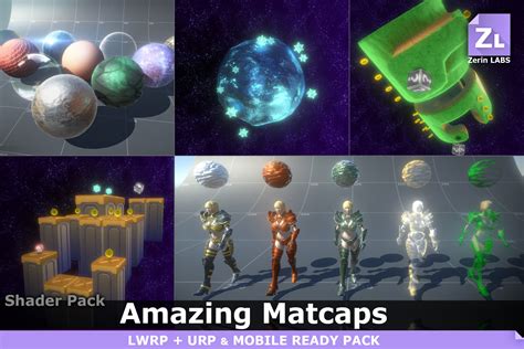 shader pack amazing matcaps by zerin labs
