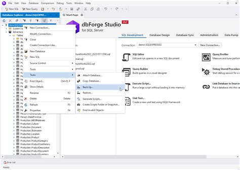 How To Backup An Sql Server Database