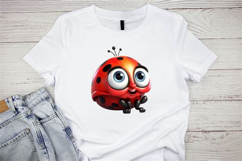 Cute Ladybug Cartoon Clipart Graphic By Sublimation Avenue · Creative