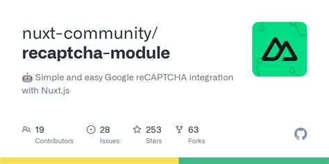 GitHub Nuxt Community Recaptcha Module Simple And Easy Google