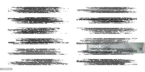 그런지 타이어 자국 휠 제동 자국 트럭 자동차 또는 오토바이 트레드 패턴 실루엣 자동차 경주 모터 스포츠 스피드 레이싱 디자인 요소 벡터 일러스트 레이 션 모토크로스에 대한