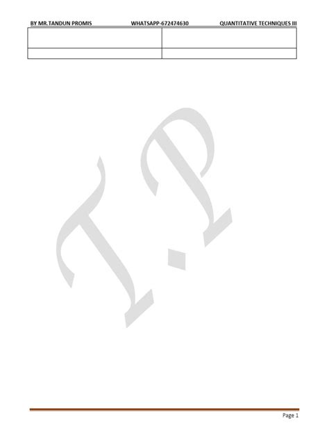 Quantatitive Techniques Iii Pdf Conceptual Model Methodology