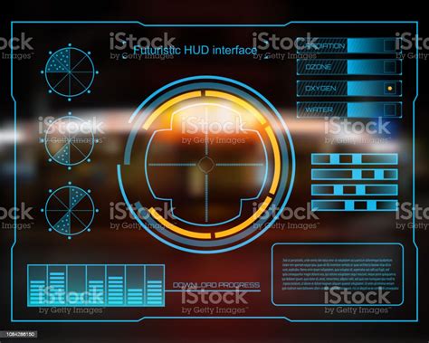 추상 미래 개념 벡터 미래 가상 그래픽 터치 사용자 인터페이스 Hud 웹 사이트 검정색 배경 테크노 온라인 디자인 비즈니스 Gui Ui에 고립 된 모바일 응용 프로그램에 대