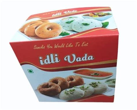 Printed Paper Idli Packaging Box At ₹ 3 Piece फूड बॉक्स In Hyderabad Id 2855525873673
