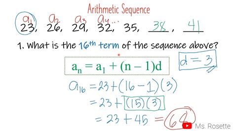 Grade 10 Math Arithmetic Sequence Tiktok Mathematics Video