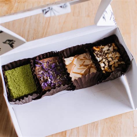 Edith Patisserie Assorted Brownies Box Of Four Shopee Singapore