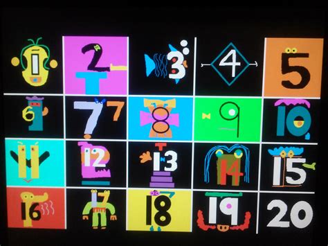 Sesame Street Abstract Count 1 20 By Martin4991 On Deviantart