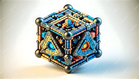 Premium Photo 3d Flat Icon As Techno Tesseract A Tesseract Shape Embodies The Complexity And Premium Photo 3d Flat Icon As Techno Tesseract A Tesseract Shape Embodies The Complexity And