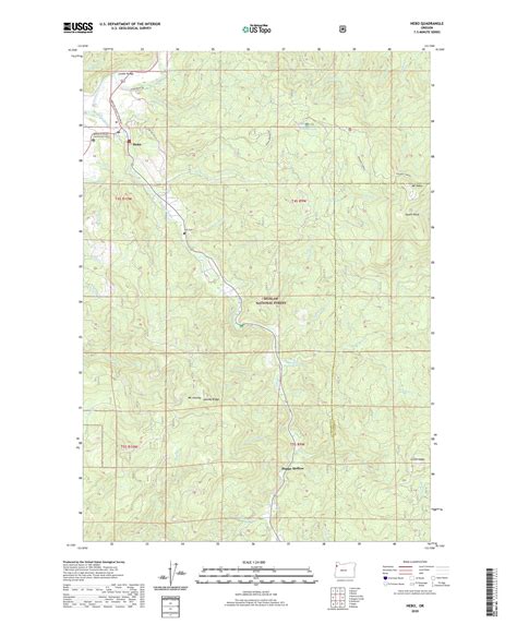 Hebo Oregon Us Topo Map Mytopo Map Store