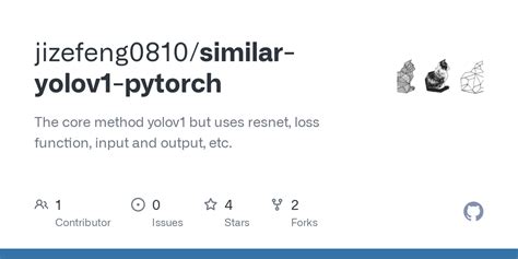 github jizefeng0810 similar yolov1 pytorch the core method yolov1 but uses resnet loss