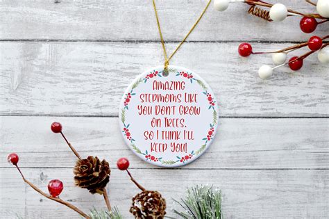 Funny Stepmom Ornament Stepmom Christmas Gifts Gifts From Etsy Uk