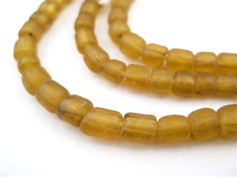 Amber Java Glass Beads — The Bead Chest