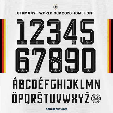 Germany 2026 Fifa World Cup Font Kit Home Otf Ttf Vector