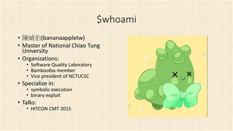 Triton And Symbolic Execution On Gdb Ppt