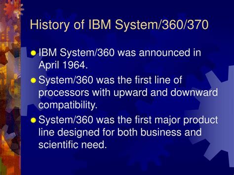 Ppt The Ibm 360370 Architecture Powerpoint Presentation Free
