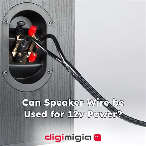 Can Speaker Wire Be Used For Power A Complete Look Digimigia