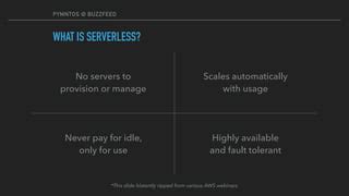 Serverless Dev On AWS PPT