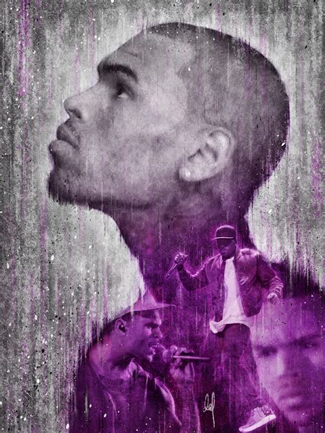Chris Brown Poster By Xdillustration