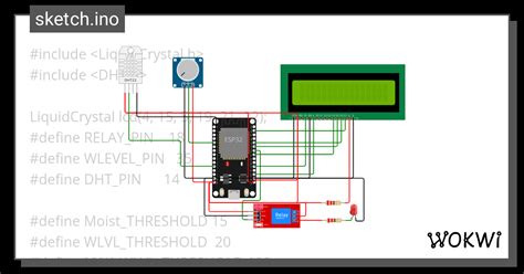 Irrigation Automatique Wokwi Esp32 Stm32 Arduino Simulator