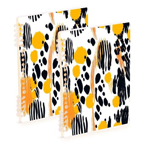 Ring Binder Notebook Journey Note Diary College Ruled Spiral Notebook Study Loose Leaf Large And