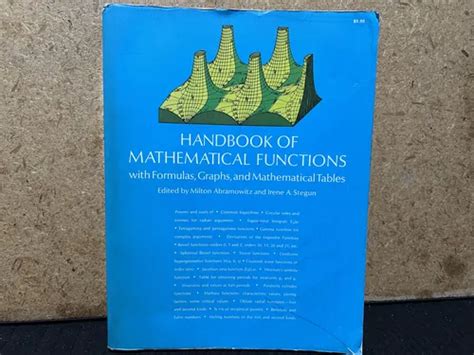 Handbook Of Mathematical Functions Abramowitz Stegun Mercadolibre