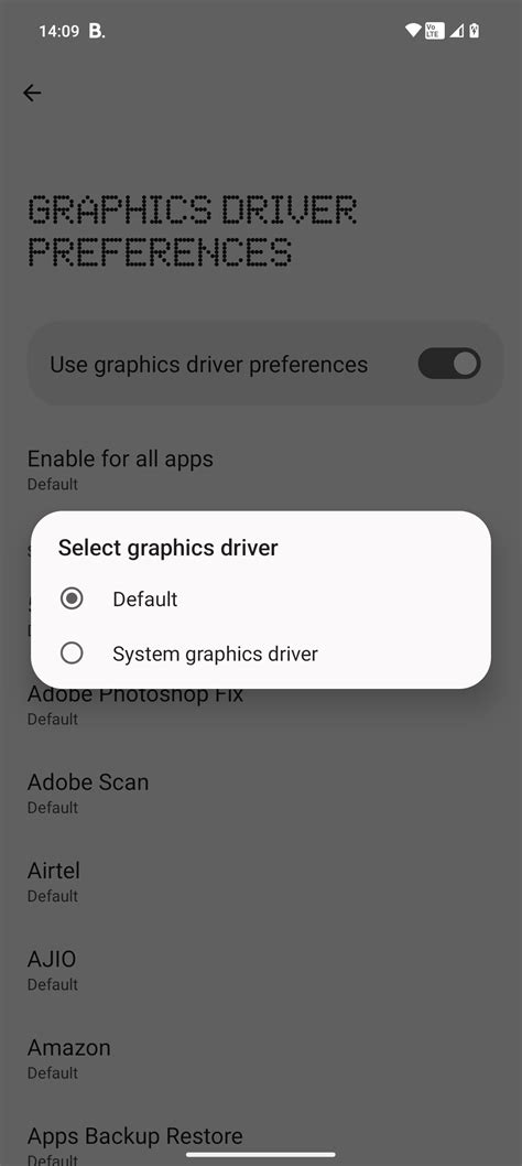Whats The Difference Between Default And System Graphics Driver