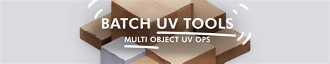 multiple object batch uv tools plugin free released scripts and themes blender artists