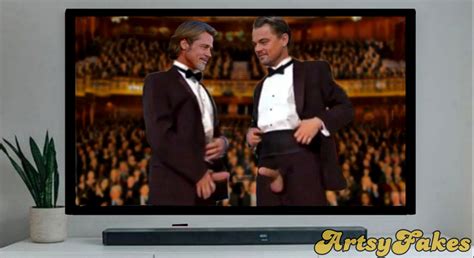 Post Artsyfakes Brad Pitt Leonardo Dicaprio