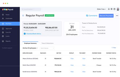 Zoho People And Zoho Payroll Integration Hrms Payroll Integration