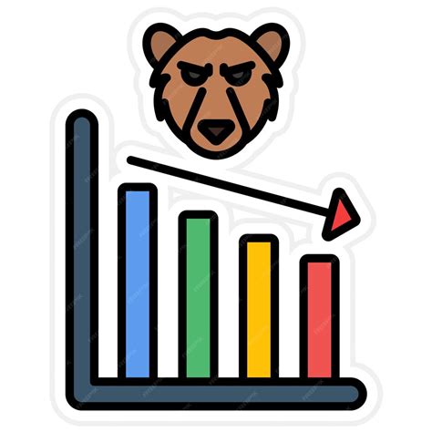 Premium Vector Bear Market Icon Vector Image Can Be Used For Investing