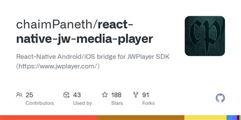 GitHub ChaimPaneth React Native Jw Media Player React Native Android IOS Bridge For JWPlayer