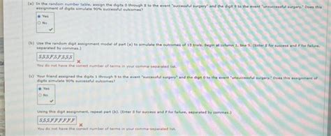 A In The Random Number Table Assign The Digits O
