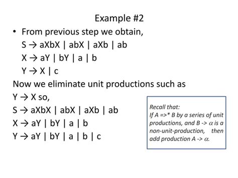 chomsky normal form pptx programming languages computing