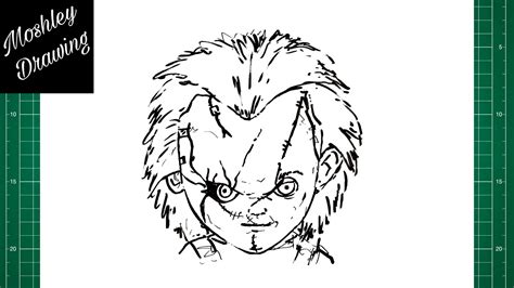 Chucky Doll Drawing Face