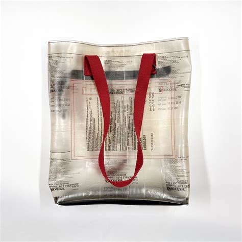 neolysis sustainable craft and recycled document bag from dialysis bags