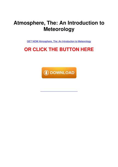 Ppt Pdf Download Atmosphere The An Introduction To Meteorology Powerpoint Presentation