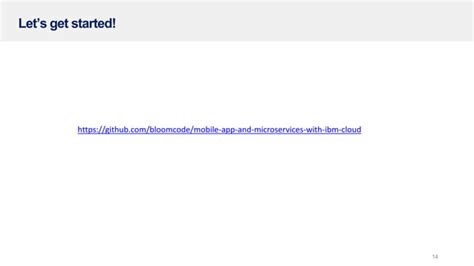 Mobile App And Microservices With Ibm Cloud Ppt