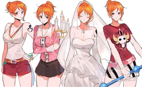 Nami Fanart Page Zerochan Anime Image Board