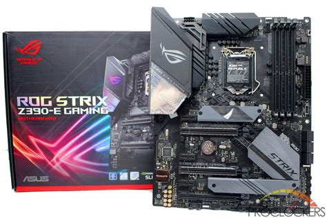 Asus Rog Strix Z E Gaming Motherboard Review Proclockers