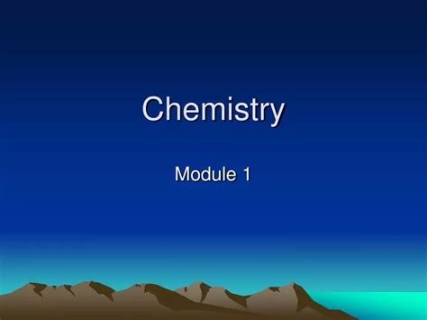 PPT Chemistry PowerPoint Presentation Free Download ID 4842039